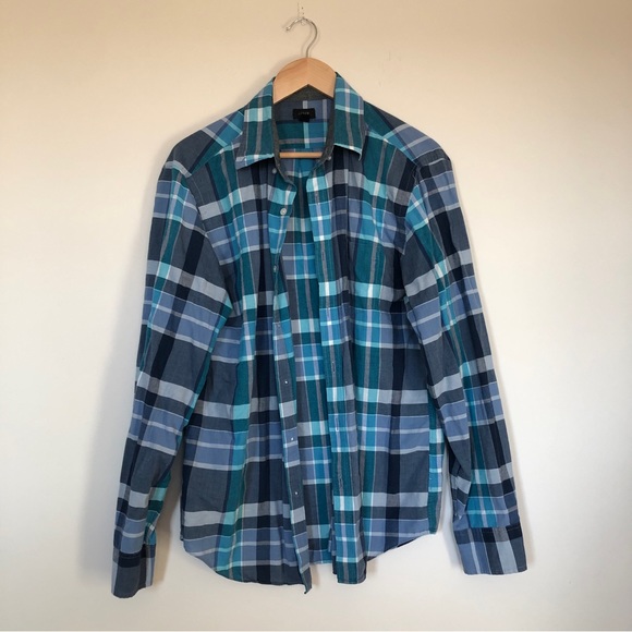 J. Crew | Shirts | J Crew Mens Plaid Button Down | Poshmark
